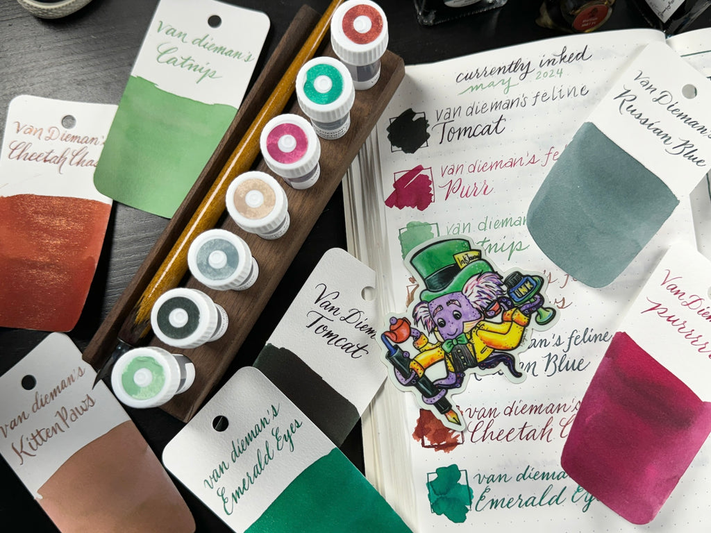 Fountain pen ink subscription box, ink samples, journals and notebooks ...