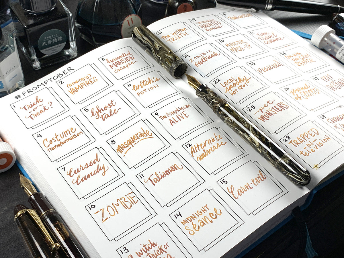 Inktober Daily Writing Prompt Challenge [2023] – inkjournal